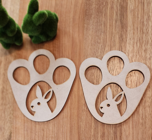 Bunny Paw Stencil 5 | ACB
