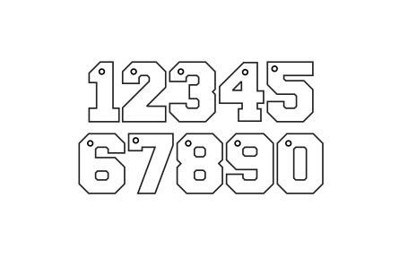 Numbers Keychain | ACB