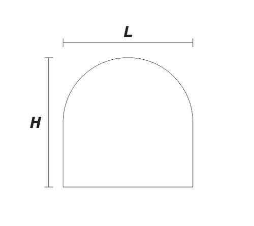 Arch Shape Acrylic Blank | ACB