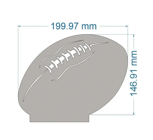 FOOTBALL LED ACRYLIC BLANKS | ACB