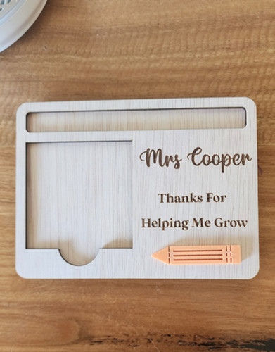 Personalised Post it Note Holder with Pen Holder | ACB