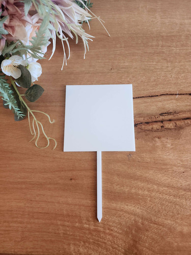 Square Cake Topper | ACB