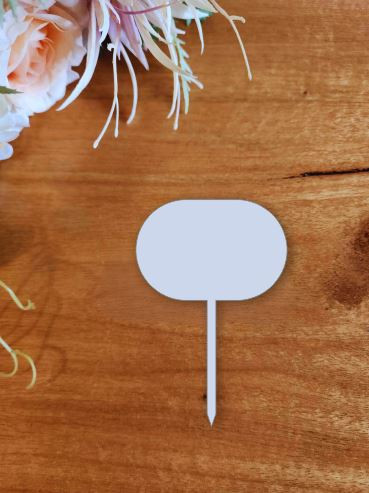 Oval Cupcake Toppers | ACB