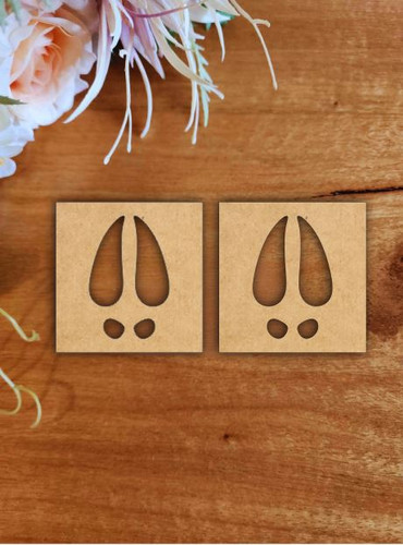 Reindeer Hoof Stencil | ACB