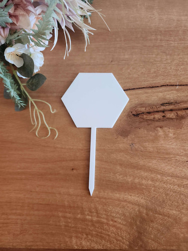 Hexagon Cake Topper | ACB