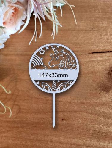 Unicorn Cake Topper | ACB