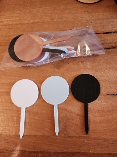 60MM ROUND CUPCAKE TOPPER - PACK 10 MIXED | ACB