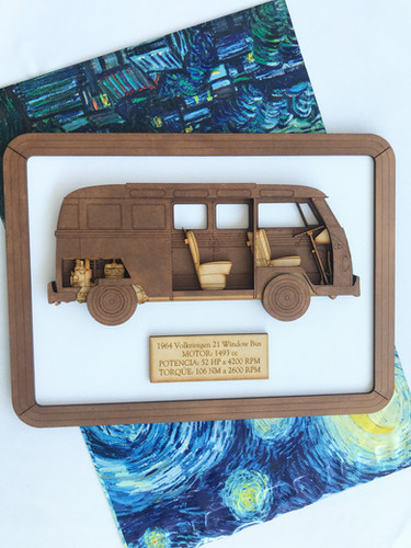 VW Bus/Combi 1964 Blueprint | Vintage City