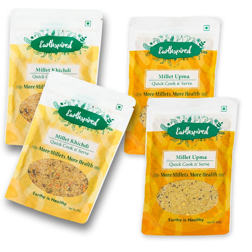 Instant Millet Upma & Khichdi Pack Of Two | Earthspired