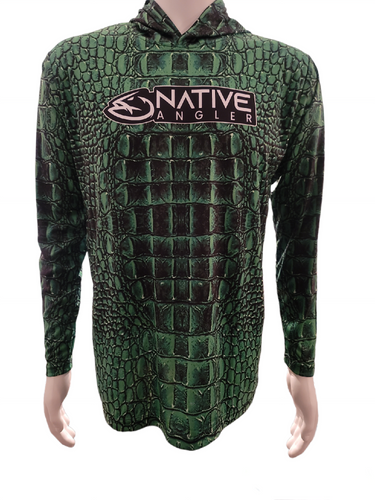 Gator Camouflage Performance Fishing Hoodie | Native Angler Appare