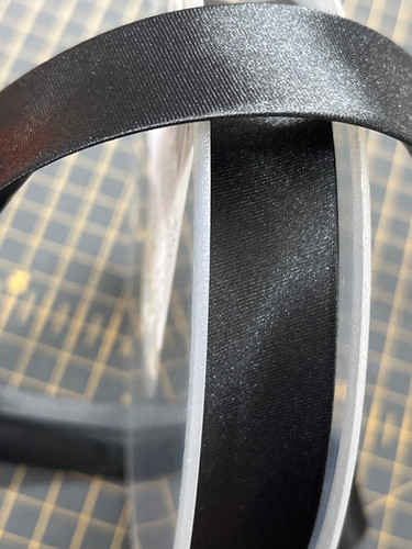 20mm Satin Black Bias Binding | The Sewing Shop