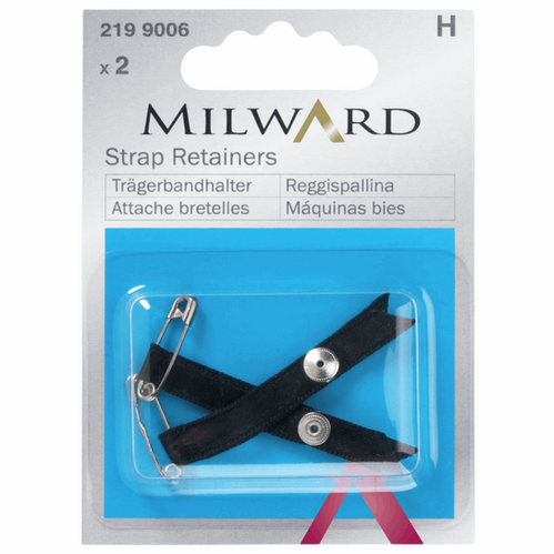 Bra Strap Retainers Black | The Sewing Shop