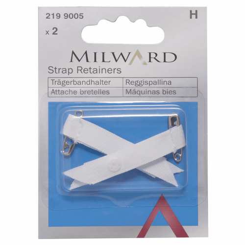 Bra Strap Retainers White | The Sewing Shop