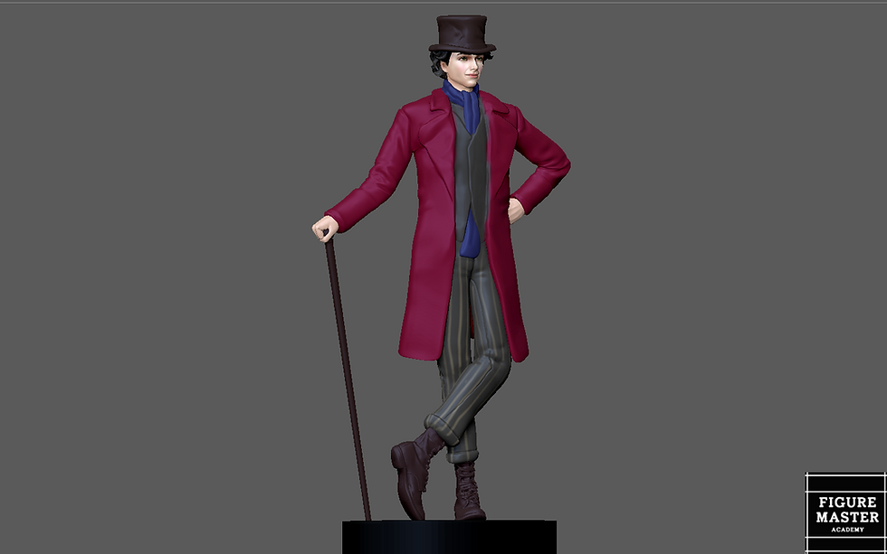 WILLY WONKA timothee chalamet CHARACTER 3D PRINT | FIGUREMASTER
