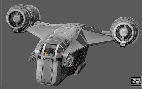 RAZOR CREST WITH COCKPIT MANDALORIAN STARWARS DISNEY 3D PRINT MODEL ...