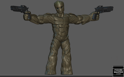GROOT GUARDIANS OF THE GALAXY 3 MCU MARVEL 3D PRINT | FIGUREMASTER