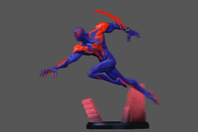 SPIDERMAN 2099 POS ACROSS THE SPIDERVERSE MIGUEL OHARA 3D PRINT ...