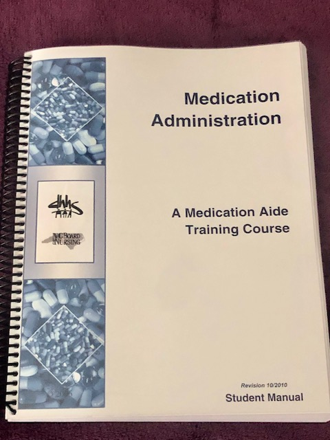 Medication Aide Book | Vitality