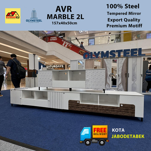 Meja TV OLYMSTEEL AVR Series - Steel Series | MAGGIO