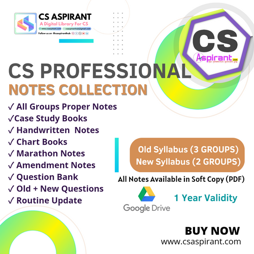 CS Professional Notes Collection - Old + New Syllabus Google Drive ...