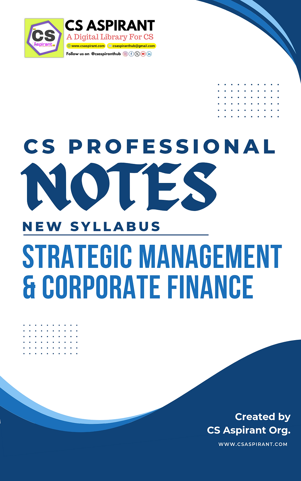 CS Professional Notes | CS Aspirant