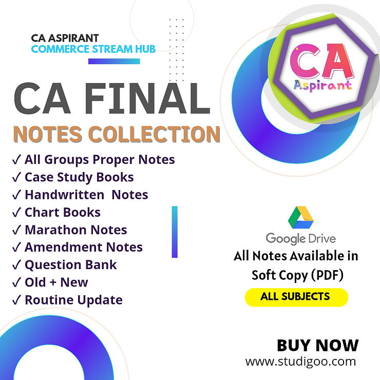 CA Final Notes Collection