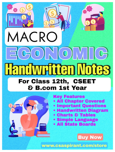 Macro Economic Notes | B.Com | CSEET | Class 12th | CS Aspirant