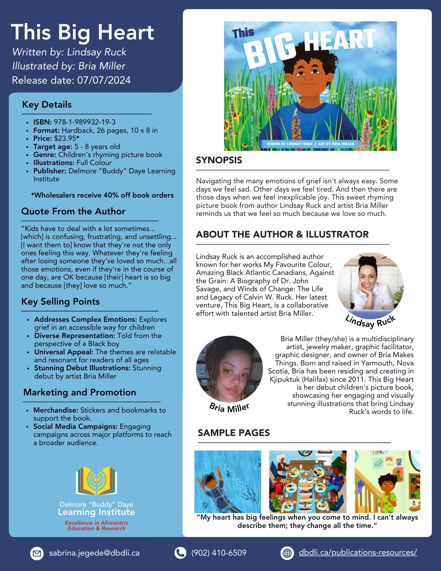 Advance Information Sheet (AIS) | Sabrina Jegede