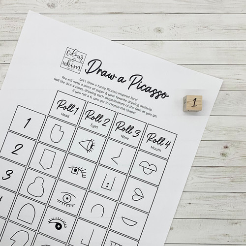 Draw a Picasso Art Game | Colour and Whim