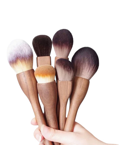 6pc LUXURY JAPANESE WOOL MAKEUP ARTISTRY BRUSH SET | LUX LAB