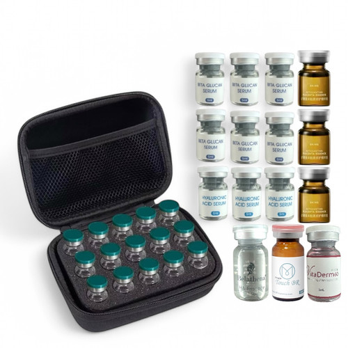 BETA GLUCAN 15pc AMPULE PIGMENT MICRONEEDLING KIT | LUX LAB