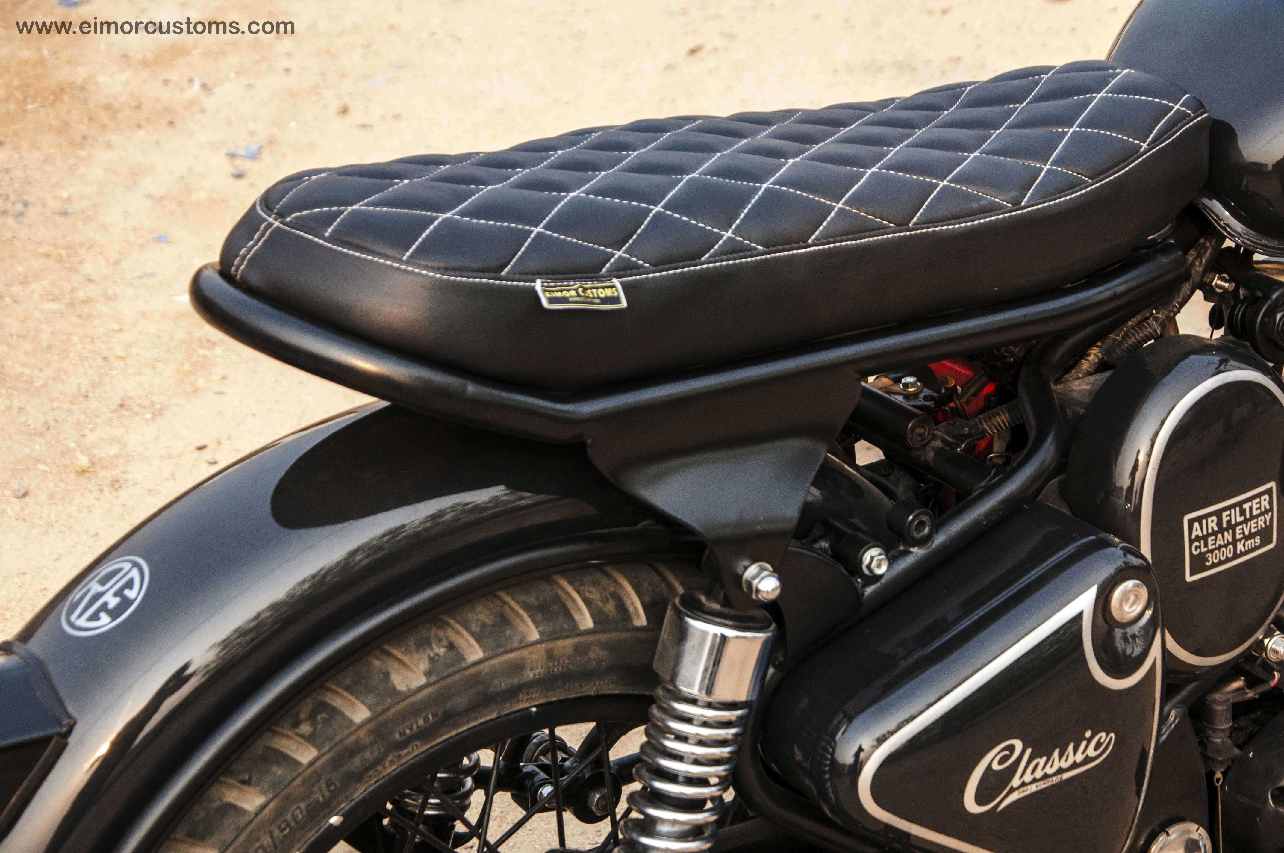 Royal Enfield Classic 350 Cafe Racer Seat | Reviewmotors.co