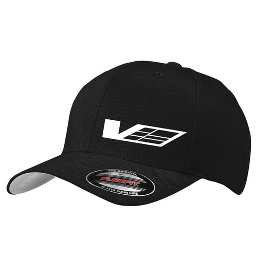 CTS V Embroidered Black FlexFit Hat | hatandshirt