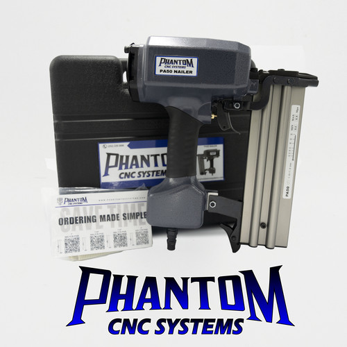Phantom's 2" Pneumatic Finish Nail Gun with assortment of composite ...