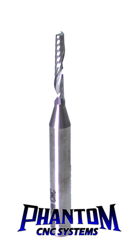 1/8" Spiral O Flute w/ 1/4" sh x 3/4" CL x 2-1/2" Long Up-cut CNC ...