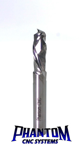 Compression Spiral 1/2" Dia x 1/2" Sh x 1-1/2" CL x 4" XL CNC Router ...