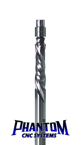 Flush Trim Comp Spiral 1/4" Dia x 1/4" Shank x 1-1/8" CL x 3" XL CNC ...