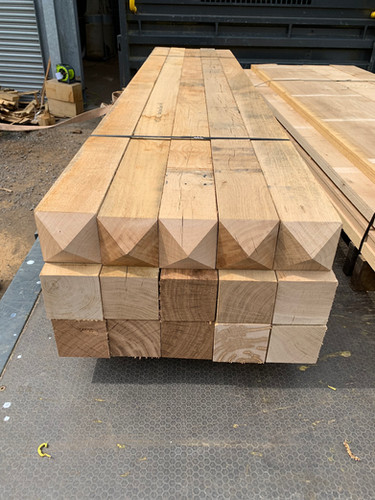 Oak Fencing Post 100mm x 100mm | Oak and Wood