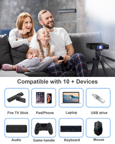 Aleenk Technologies 3D Smart TV Projector | aleenk