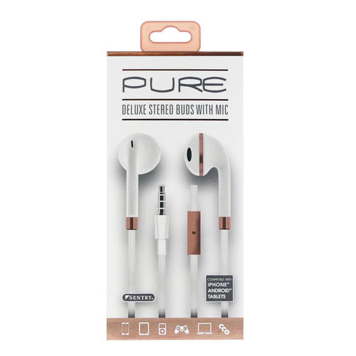 Sentry Pure Deluxe Stereo Buds With Mice | gameplanetxl