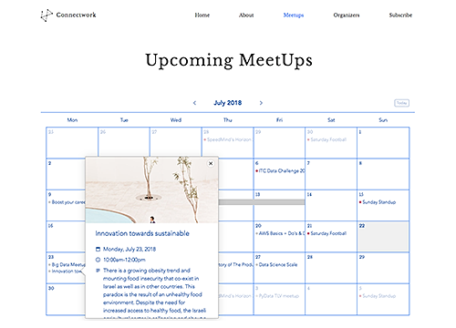 Events Calendar Overzicht | Wix-appmarkt | Wix.com