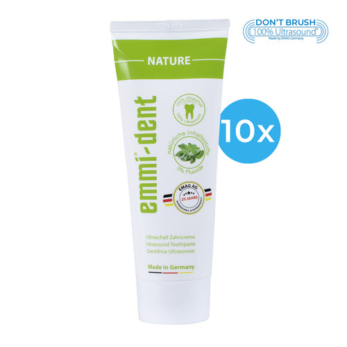 emmi®-dent Ultrasonic Toothpaste 10x "Nature Extra Mild" - For Humans ...