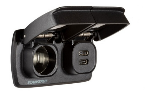Scanstrut Flip Pro Multi - Dual USB-C & 12V Power Socket | Navgear