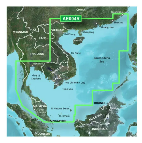 Garmin South China Sea Coastal Charts BlueChart g3 | HXAE004R ...