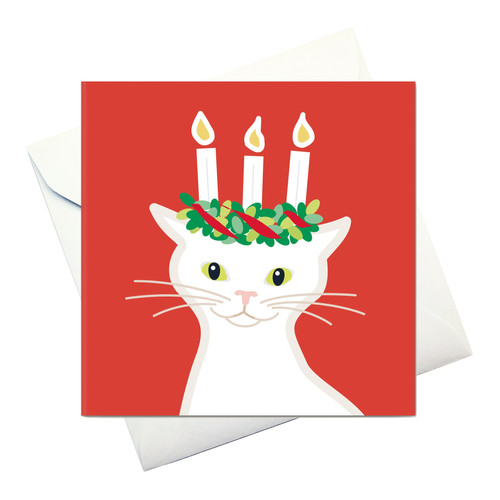 Lucia Cat Card | Scandi Form & Design