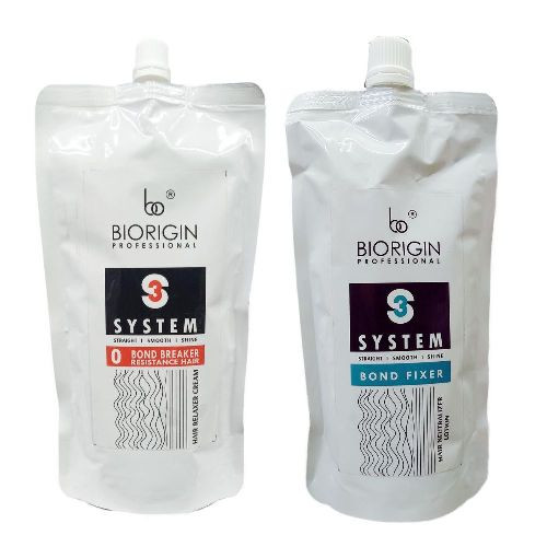Biorigin (S3-0) Hair Rebounding treatment kit Set for Resistance Hair ...