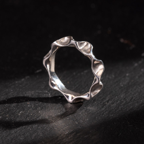Radio Wave Ring | Jane Frost Jewellery