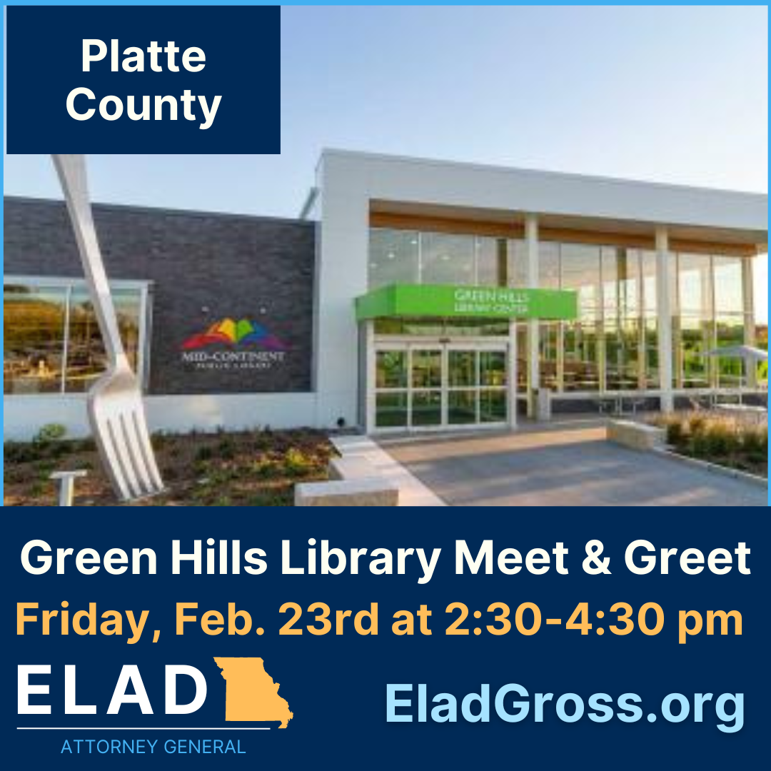 Green Hills Library Meet & Greet | Elad Gross 2024
