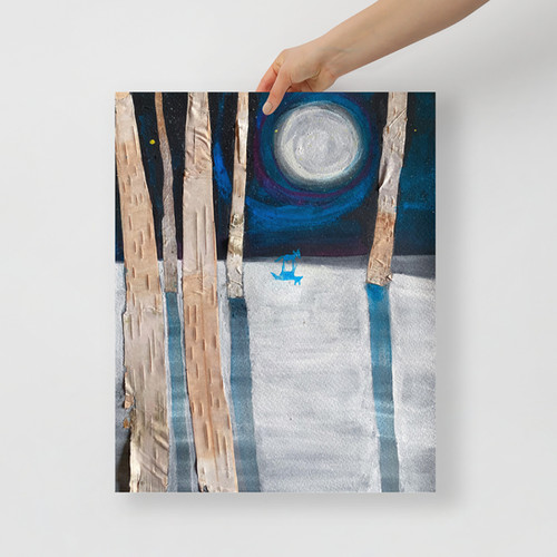 Full Moon Matte Print | BJ Rushton