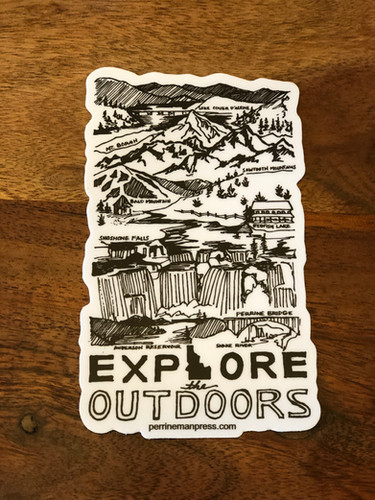 Explore the Outdoors Sticker | shop